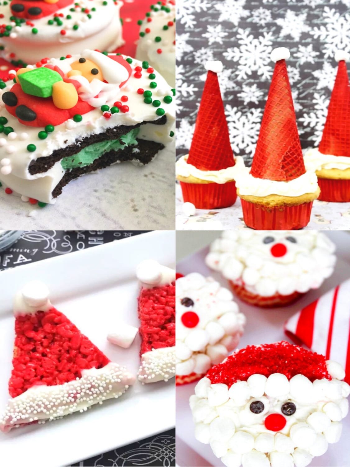 9+ Santa Themed Cookies and Desserts - No Fuss Kitchen
