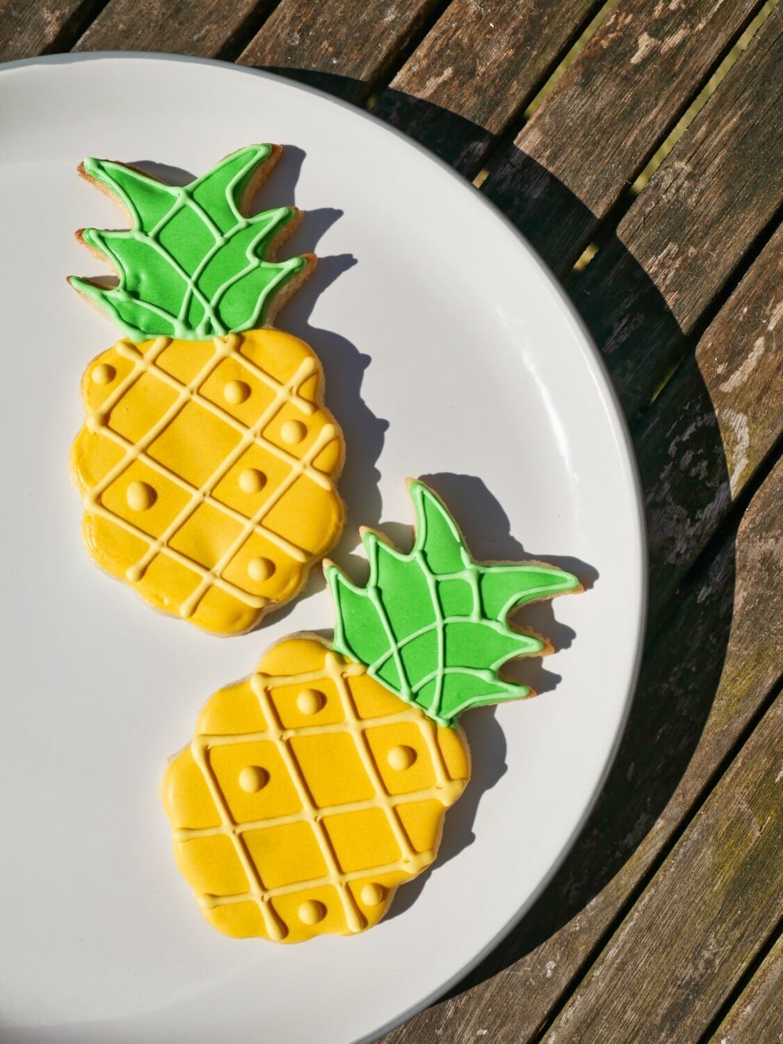 Whimsical Pineapple Cookies - No Fuss Kitchen