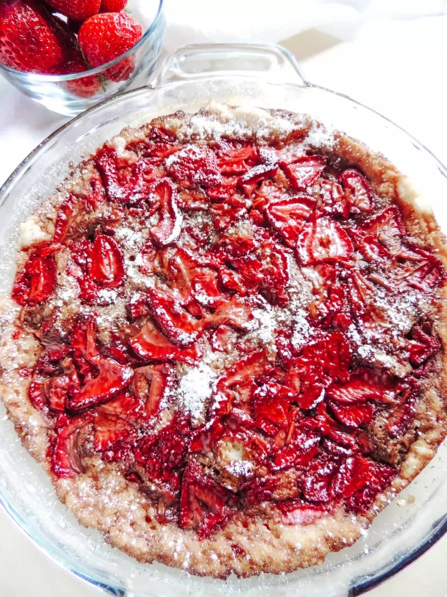 Easy Strawberry Spoon Cake Recipe - No Fuss Kitchen